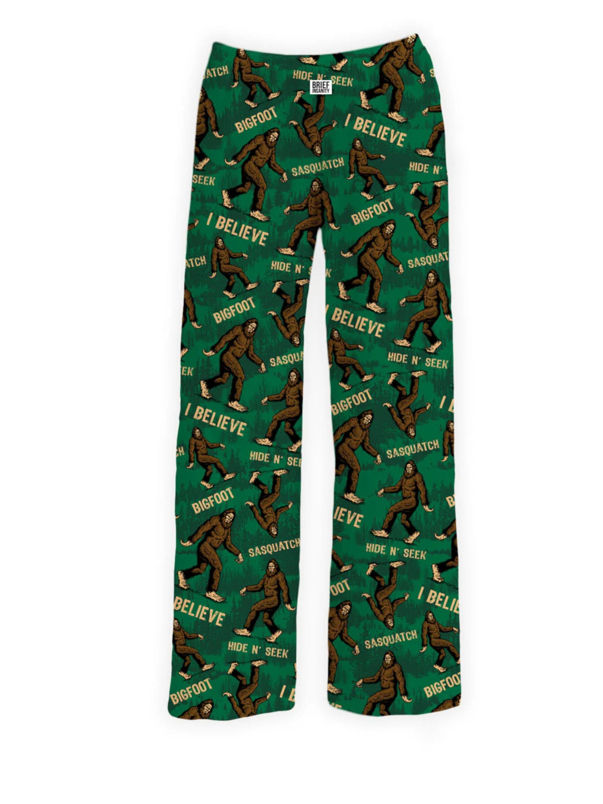 Bigfoot Forest Green Lounge Pants - Walmart.com