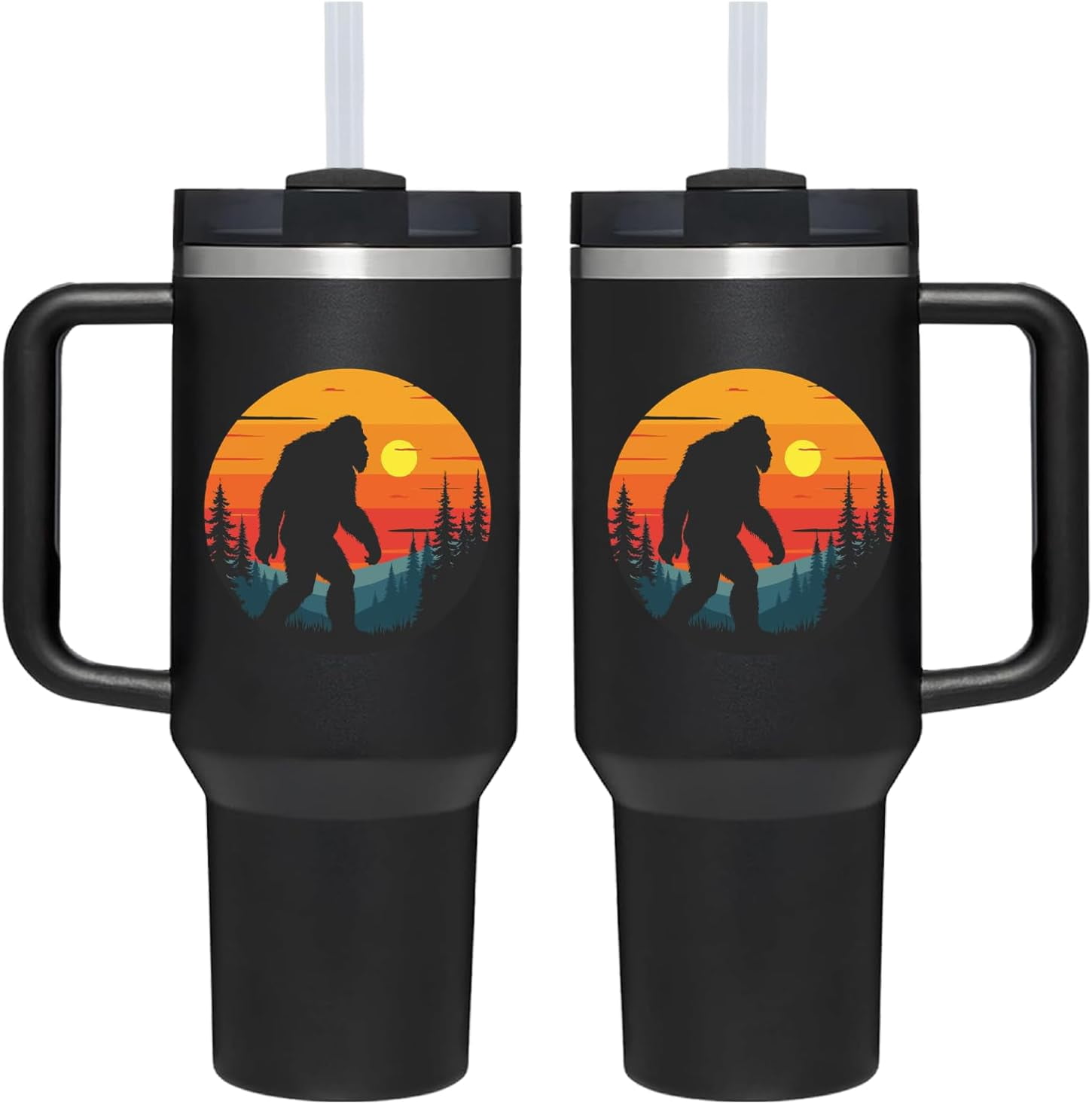 Bigfoot Gifts.40oz Bigfoot Tumbler with Handle.40oz Bigfoot Cup ...