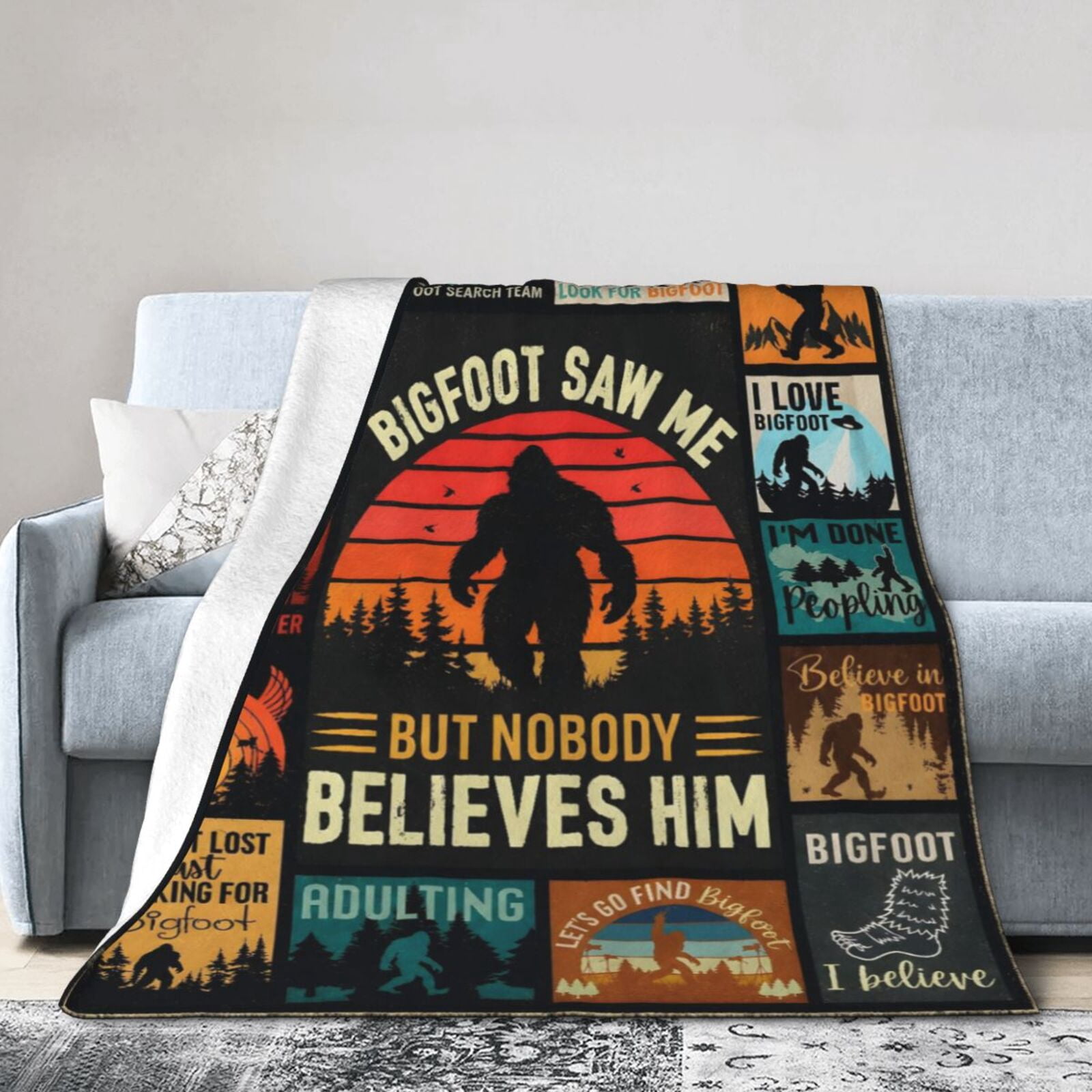 Bigfoot Gifts for Women Men Bigfoot Blanket and Socks Big Foot ...