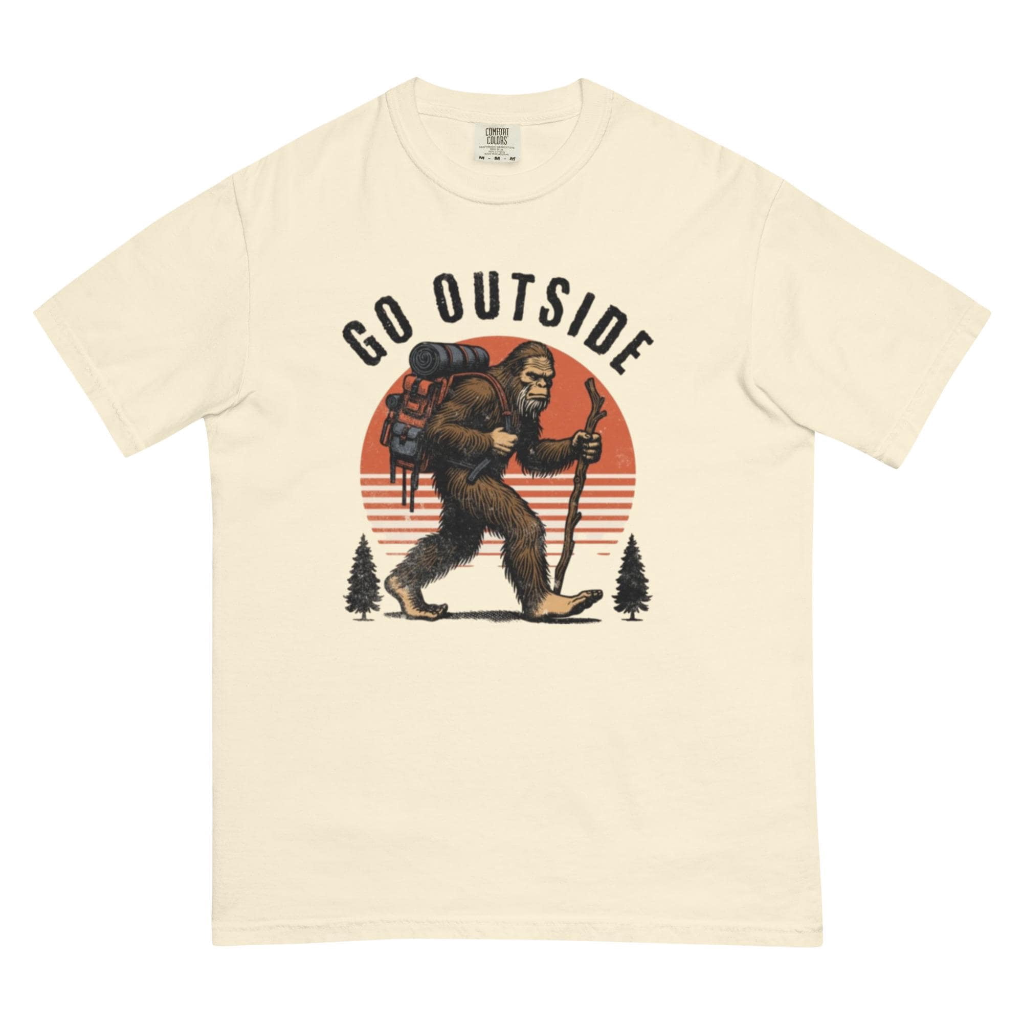 Bigfoot Go Outside Camping T Shirt Short Sleeve, Unisex T-Shirt ...
