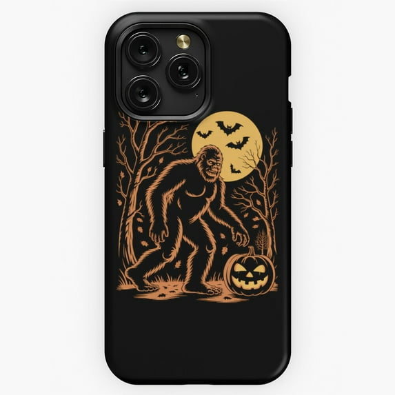 Bigfoot Halloween Sasquatch Scary Funny Design Case for iPhone 11 12 13 ...