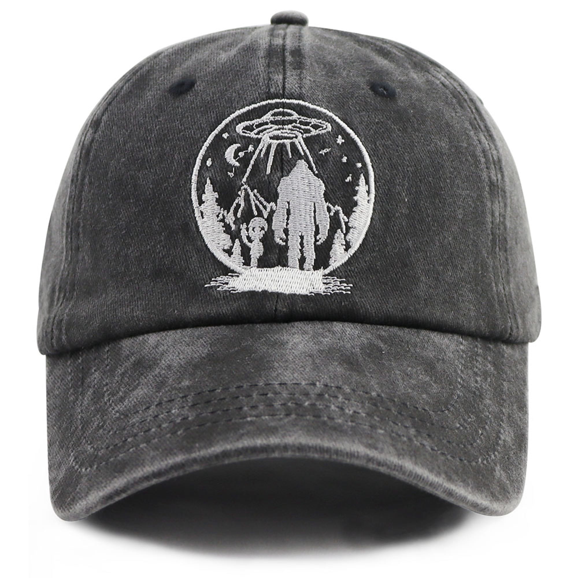 Bigfoot Hat for Men Women, Embroidered Adjustable Sasquatch Baseball ...