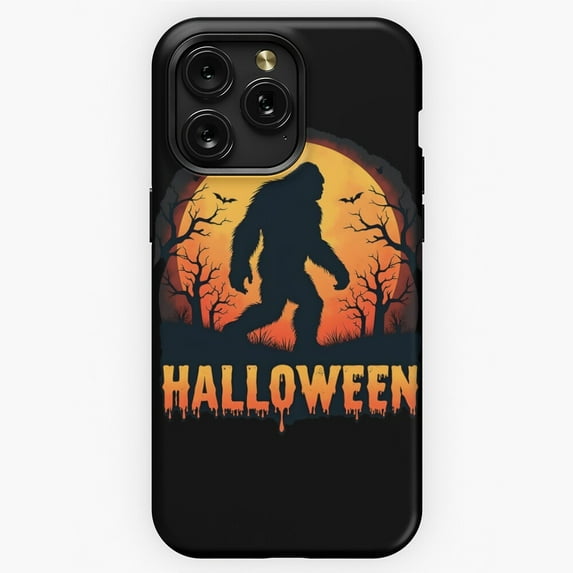 Bigfoot Have a Small Halloween Trip Funny Case for iPhone 11 12 13 14 ...