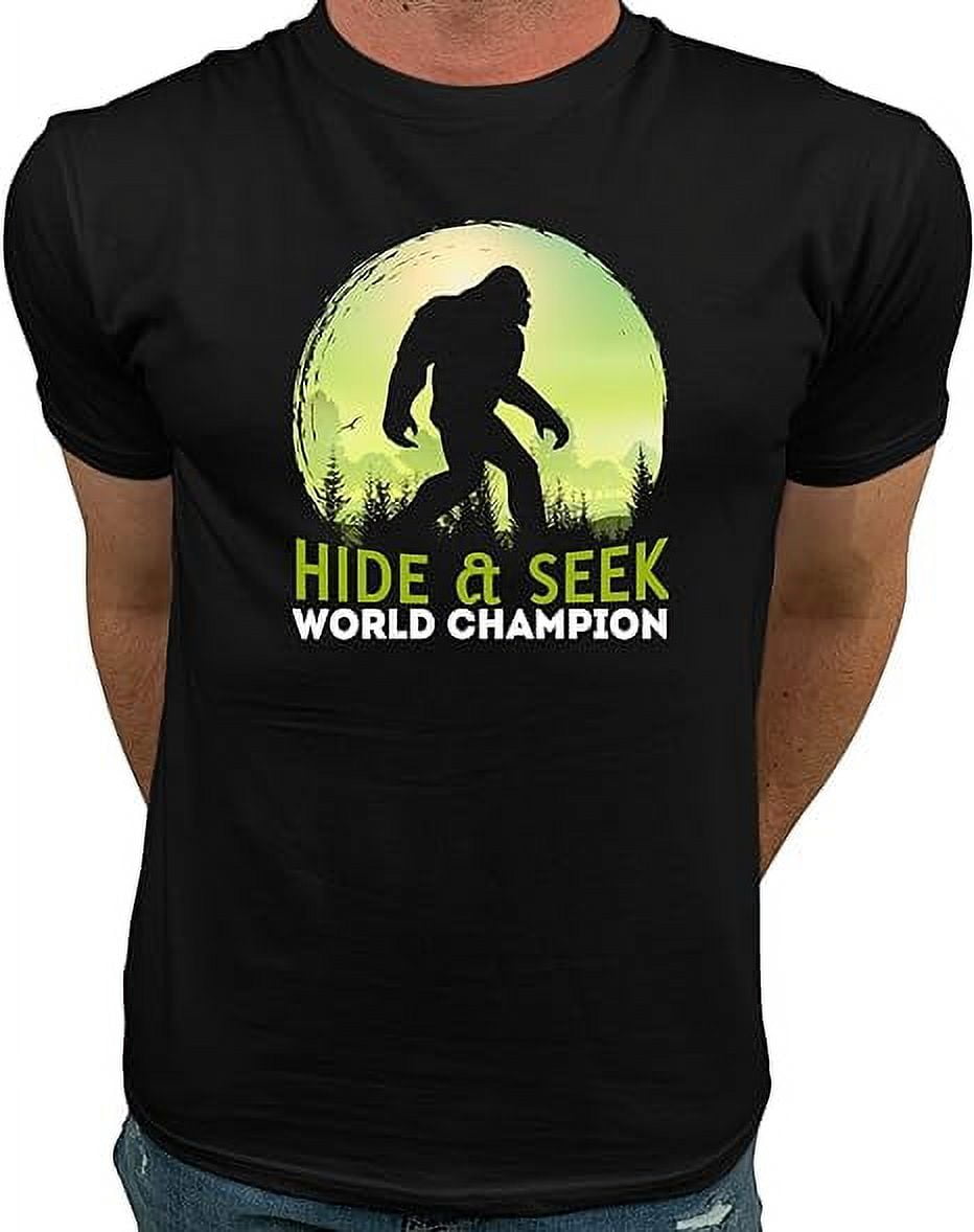 Bigfoot Hide and Seek Shirt Bigfoot T Shirts for Men | Bigfoot Gifts ...