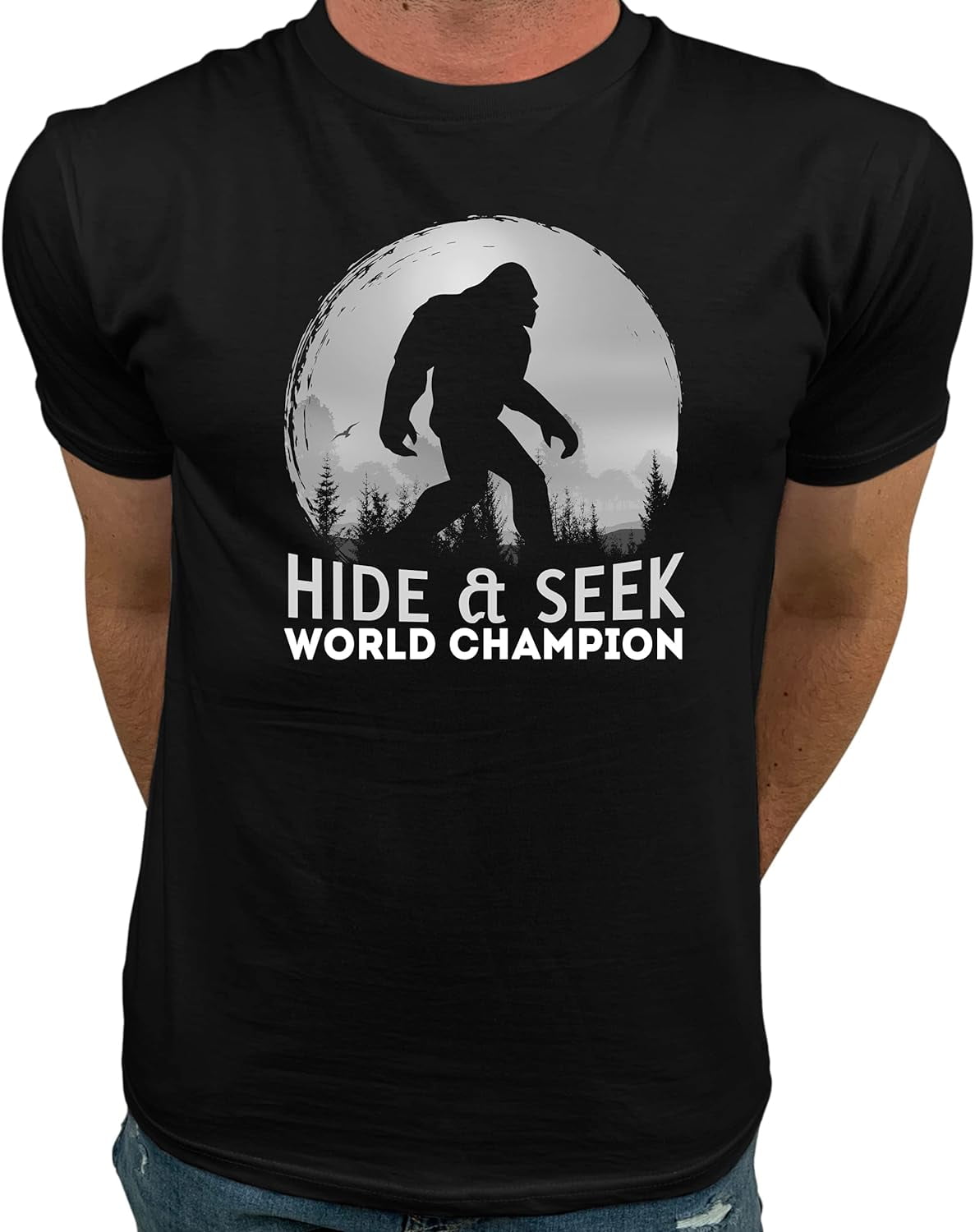Bigfoot Hide and Seek Shirt Bigfoot T Shirts for Men | Bigfoot Gifts ...