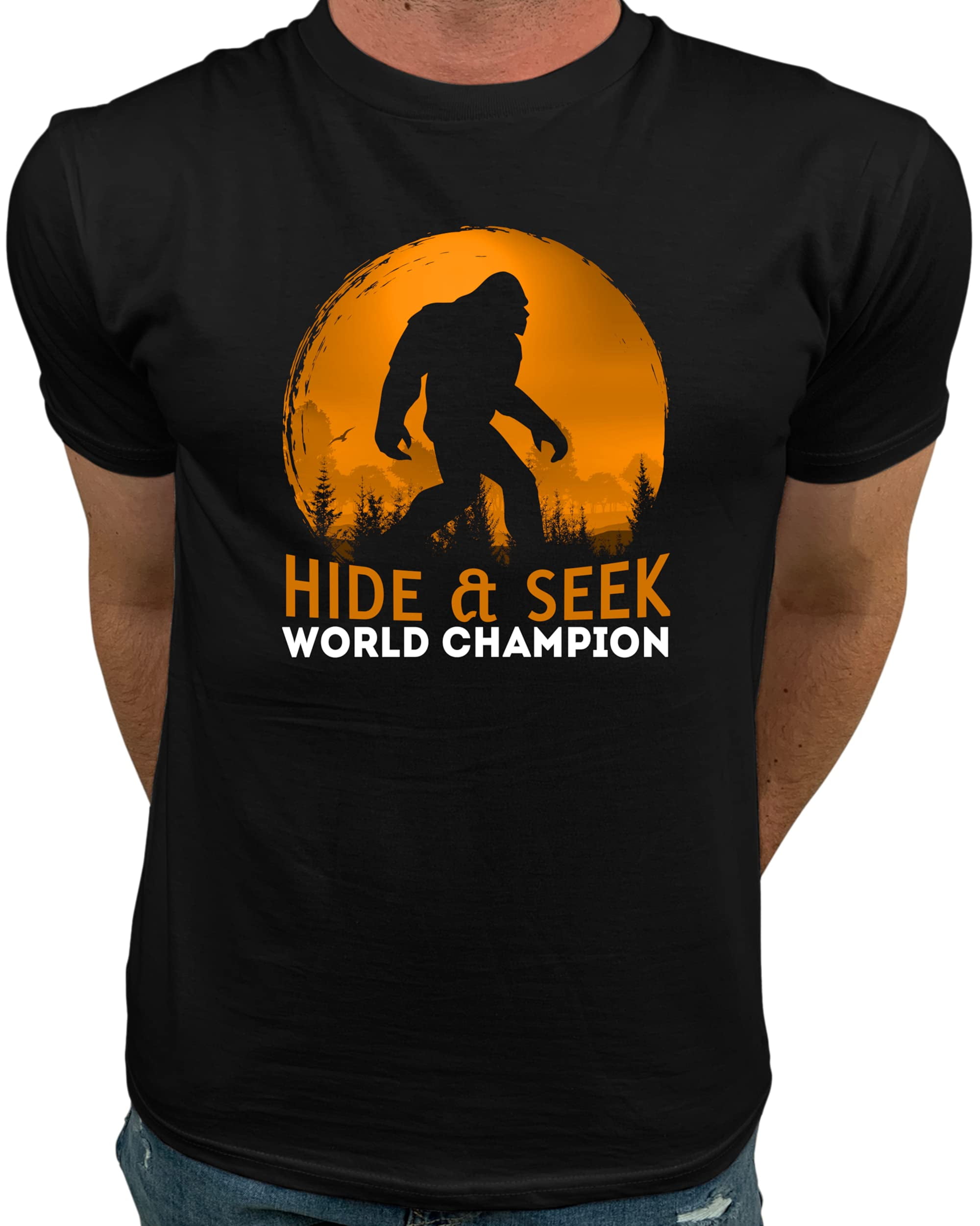 Bigfoot Hide and Seek Shirt Bigfoot T Shirts for Men | Bigfoot Gifts ...