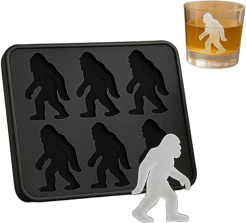 Bigfoot Ice Mold, Monster Ice Mold, 6 Cavity Silicone Ices Tray, Food ...