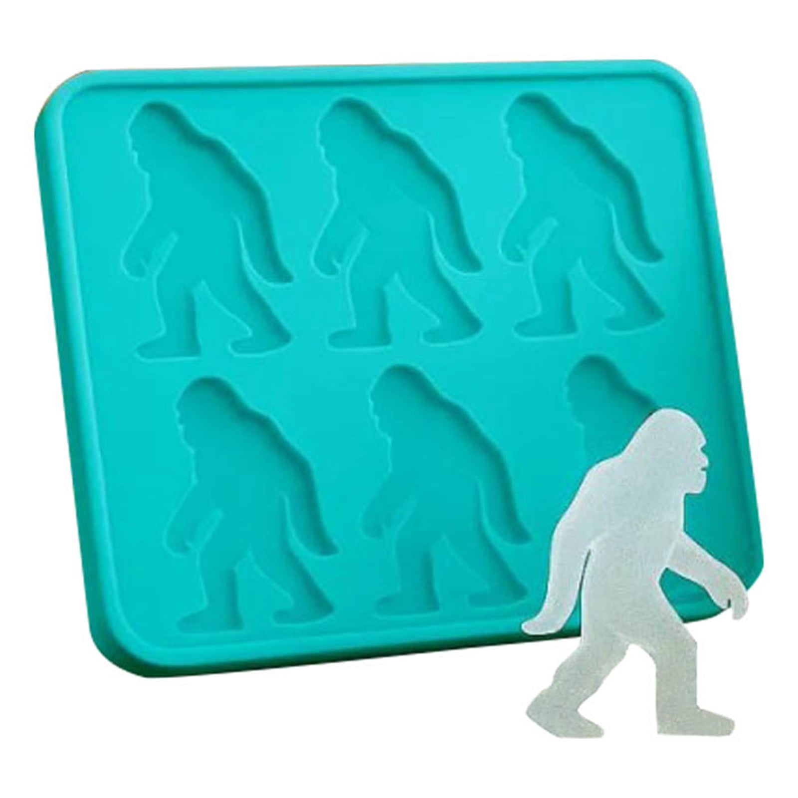 Bigfoot Ice Mold,Monster Ice Mold,6 Cavity Silicone Ices Tray,Food ...