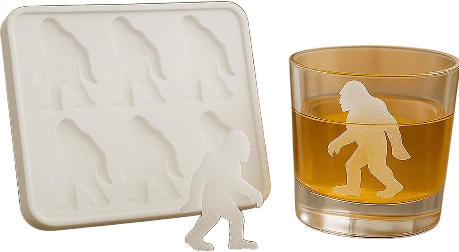 Bigfoot Ice Mold, Monster Ice Mold, Funny Silicone Popsicle Molds, 6 ...