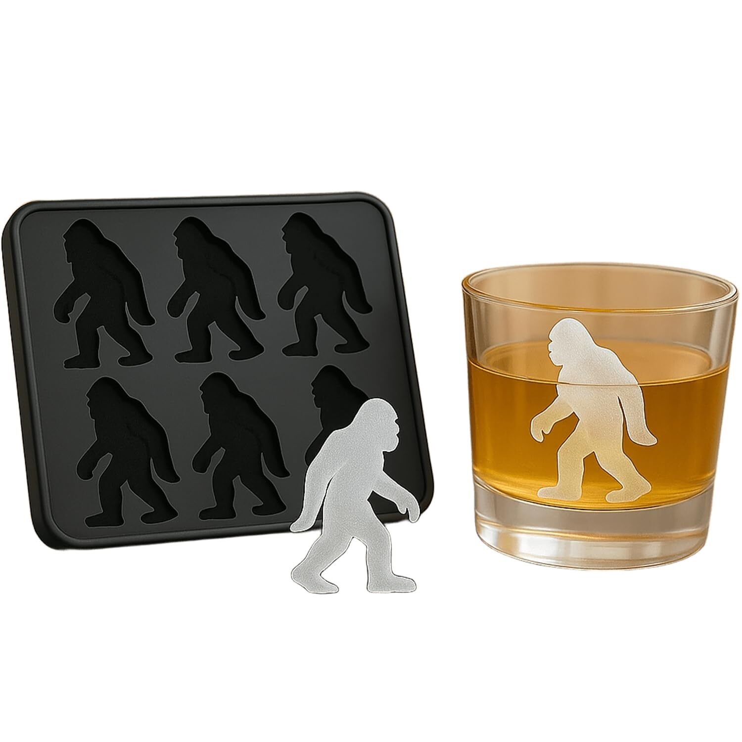 Bigfoot Ice Mold, Monster Ice Mold, Funny Silicone Popsicle Molds, 6 ...