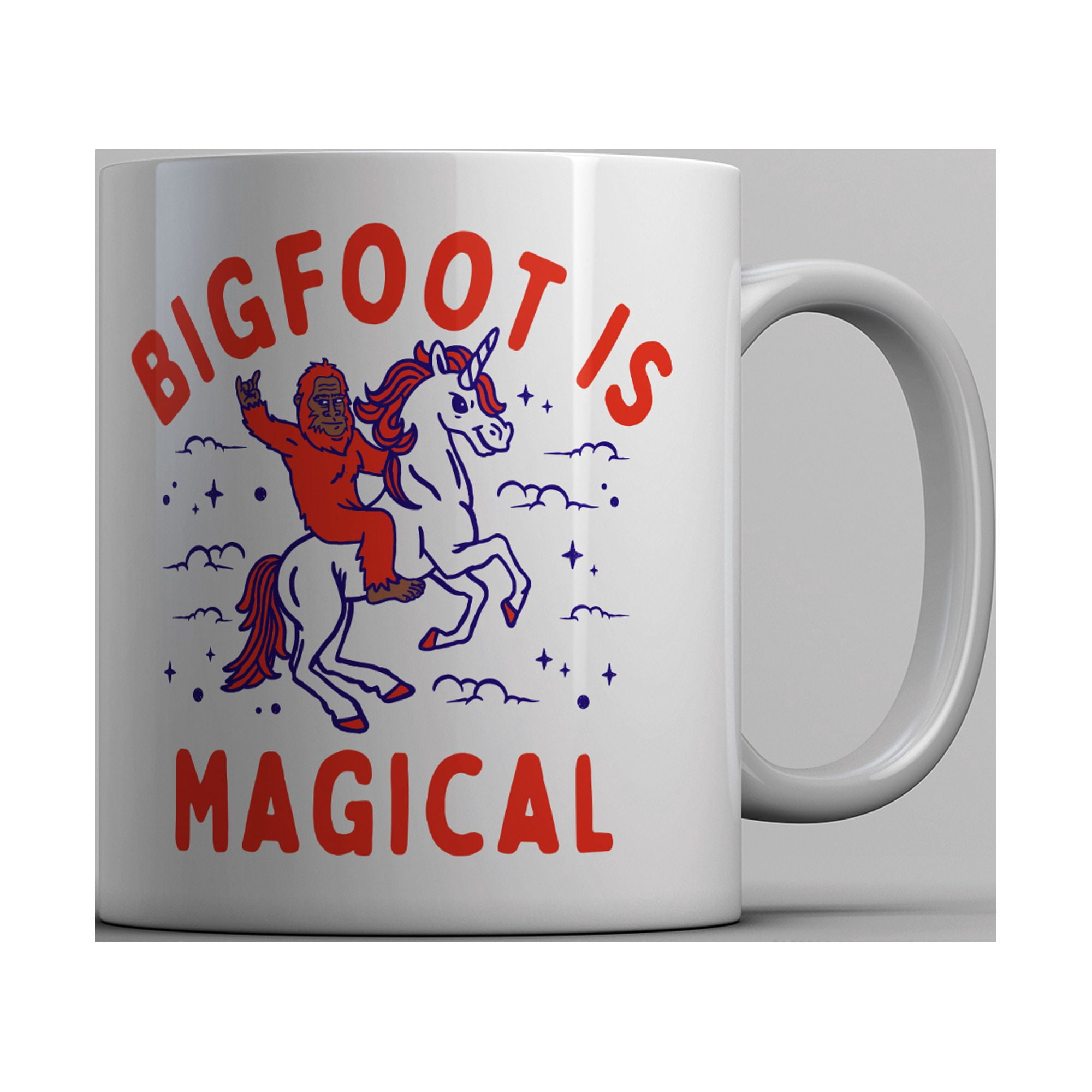 Bigfoot Is Magical Mug Funny Sasquatch Fantasy Joke Cup - Walmart.com