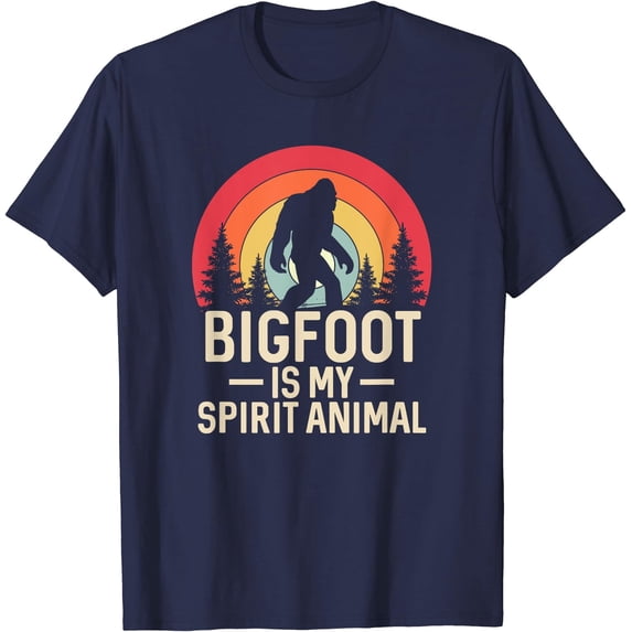 Bigfoot Is My Spirit Animal Squatchy Sasquatch T-Shirt - Walmart.com