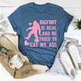 Bigfoot Is Real Tee Heather Forest S Peachy Sunday T-Shirt - Walmart.com