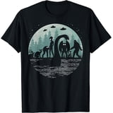 Bigfoot Loch Ness Monster With Alien Unicorn! Funny Cryptid T-Shirt ...