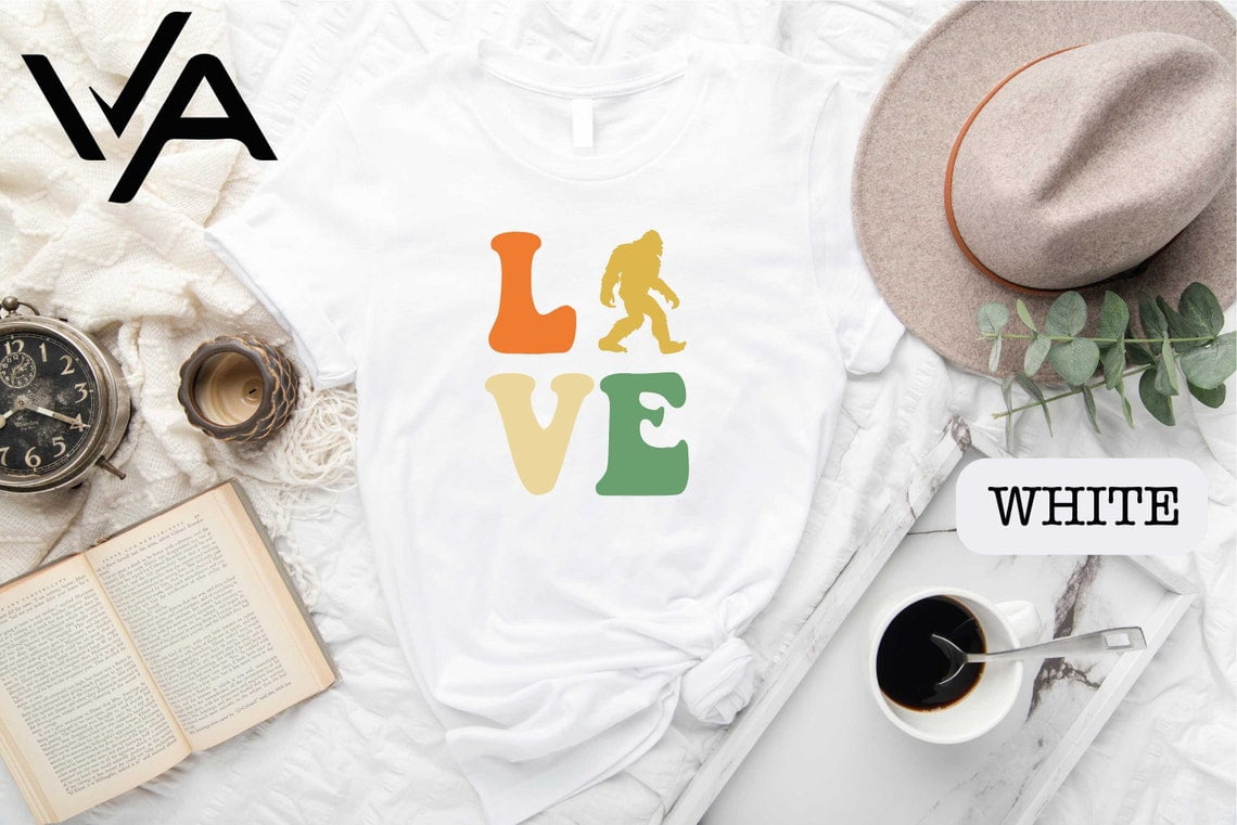 Bigfoot Love Shirt, Cryptozoology Shirt, Bigfoot S Shirt, Love Shirt ...