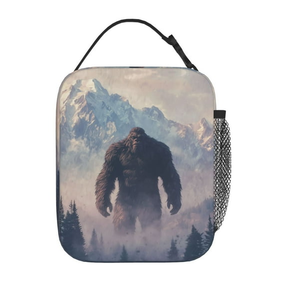 Bigfoot Lunch Bag Tote Bag Portable Insulated Lunch Box For Beach ...