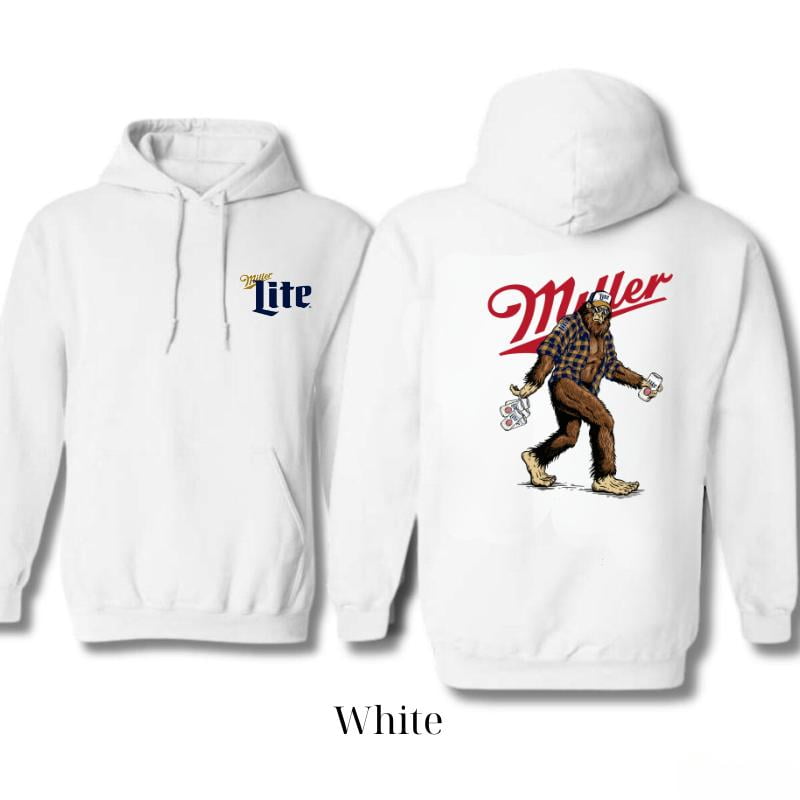 Bigfoot Miller Lite . Sweat – Double-Sided Graphic for Beer and Bigfoot ...