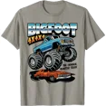 Bigfoot Monster Truck Funny Men Boys Retro Vintage Racing T-Shirt ...