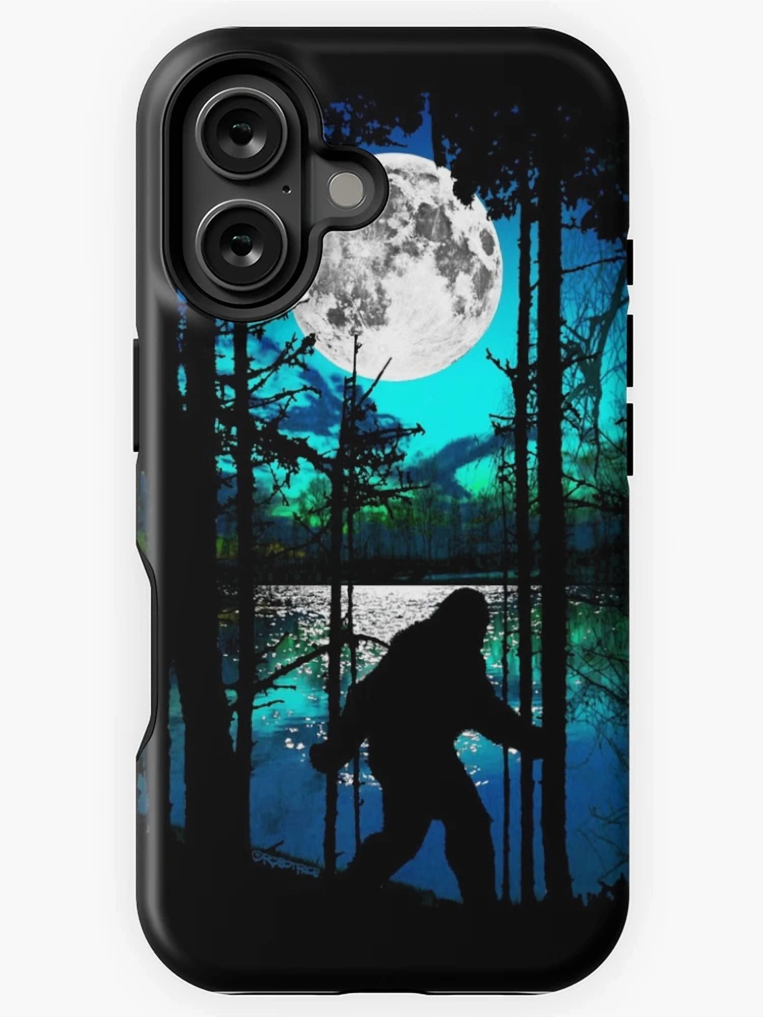 Bigfoot Moon Silhouette Sasquatch Cryptid Nature Art G452 Compatible ...