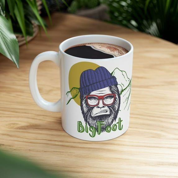 Bigfoot Mug BFRO Adventure Mug Outdoors and C1Amping C1Ampfire Mug ...