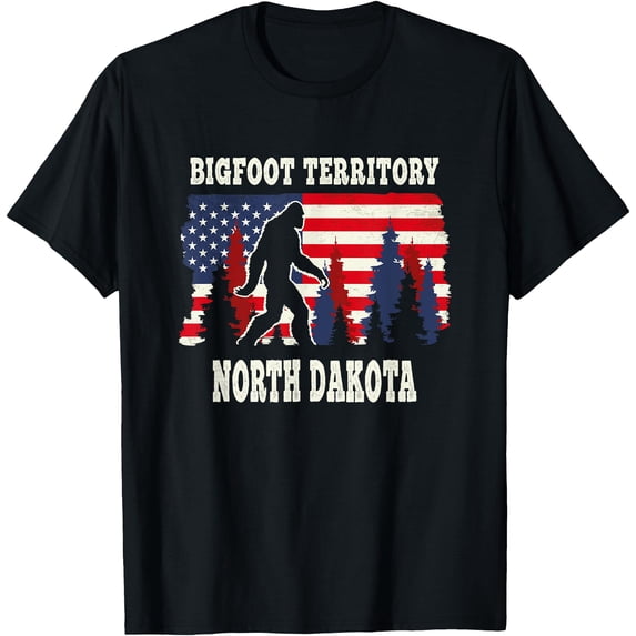 Bigfoot North Dakota T-Shirt - Walmart.com