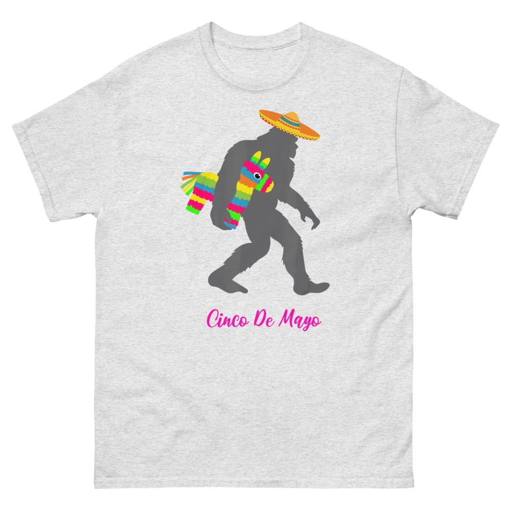 Bigfoot Pinata | Funny Cinco De Mayo Shirt Unisex (Ash, M) - Walmart.com