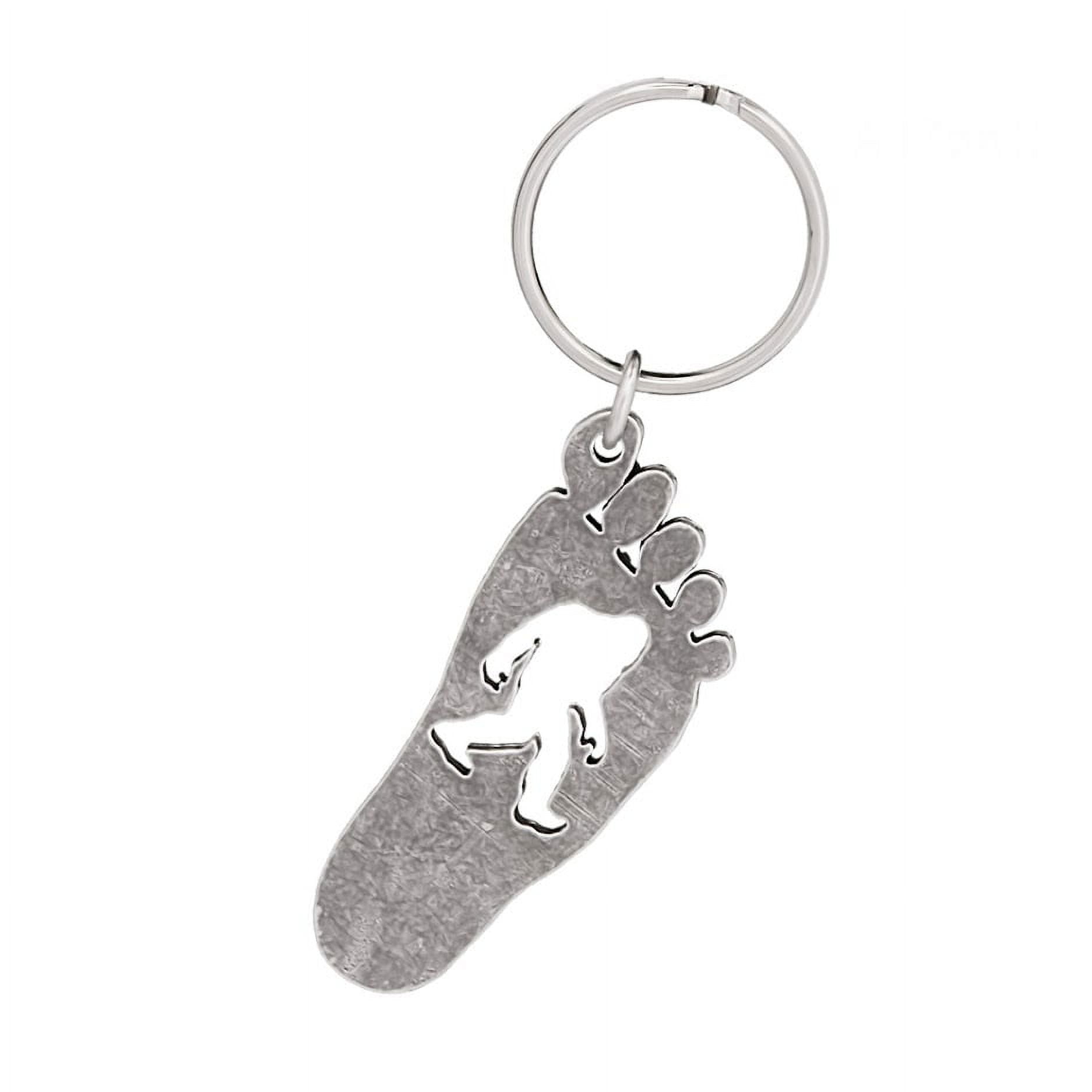 Bigfoot Print Keychain, Sasquatch, Yeti, Cryptid, Pacific Northwest ...