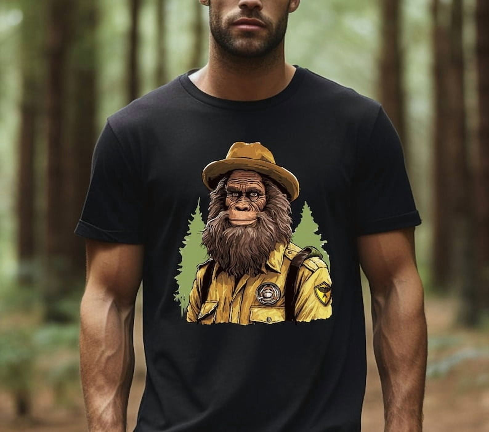 Bigfoot Ranger Shirt Bigfoot Shirt Sasquatch Camping Shirt Funny ...