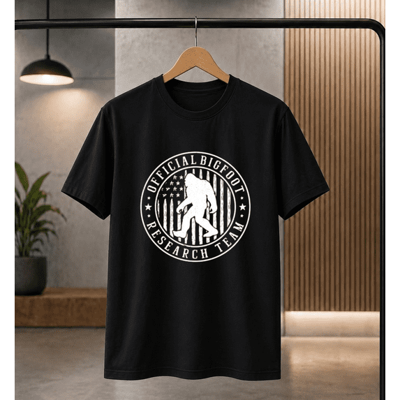 Bigfoot Research Team Cryptozoology Sasquatch Hunting Unisex T-Shirt, S ...