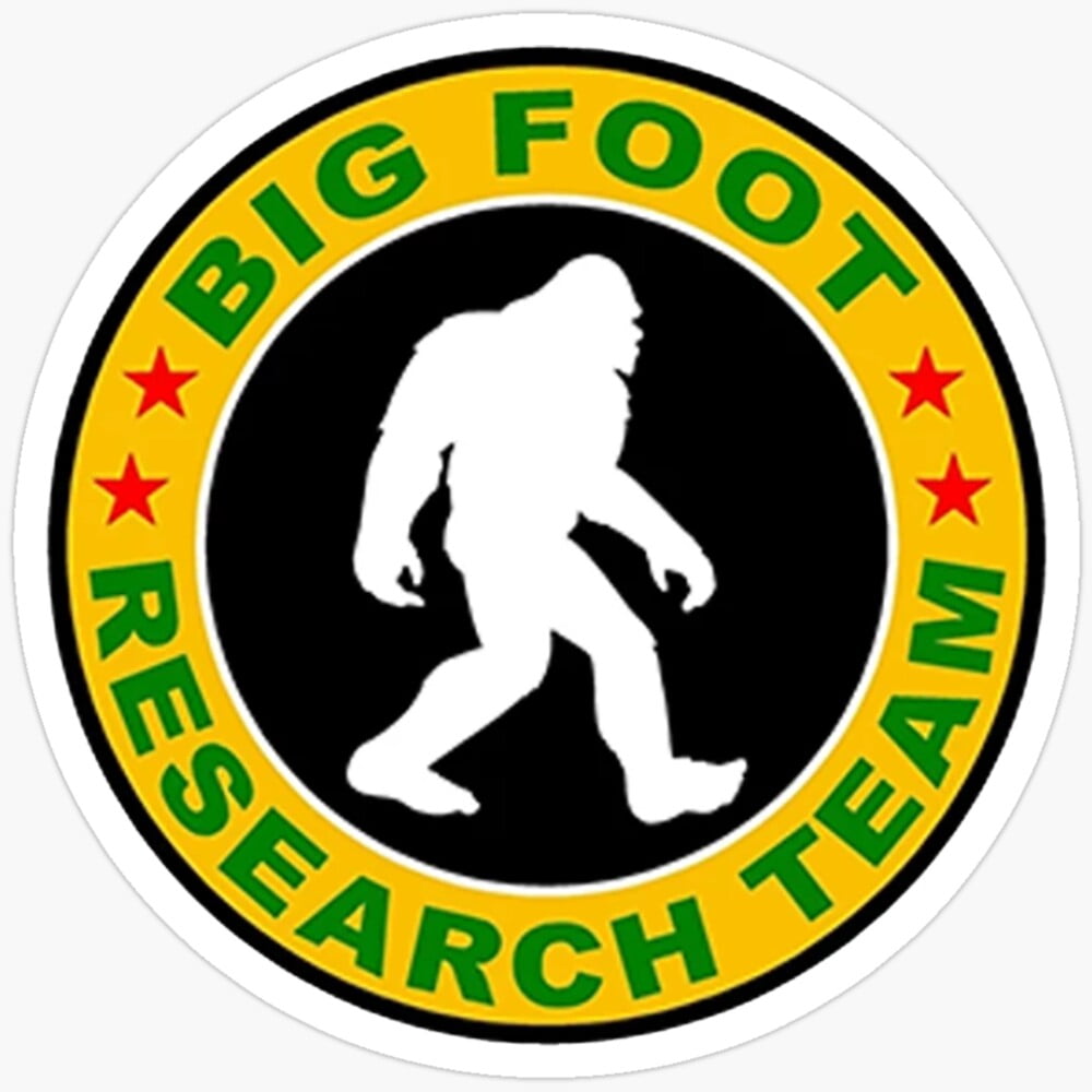 Bigfoot Research Team Sticker Phone Decal Water Bottle Stickers Car ...