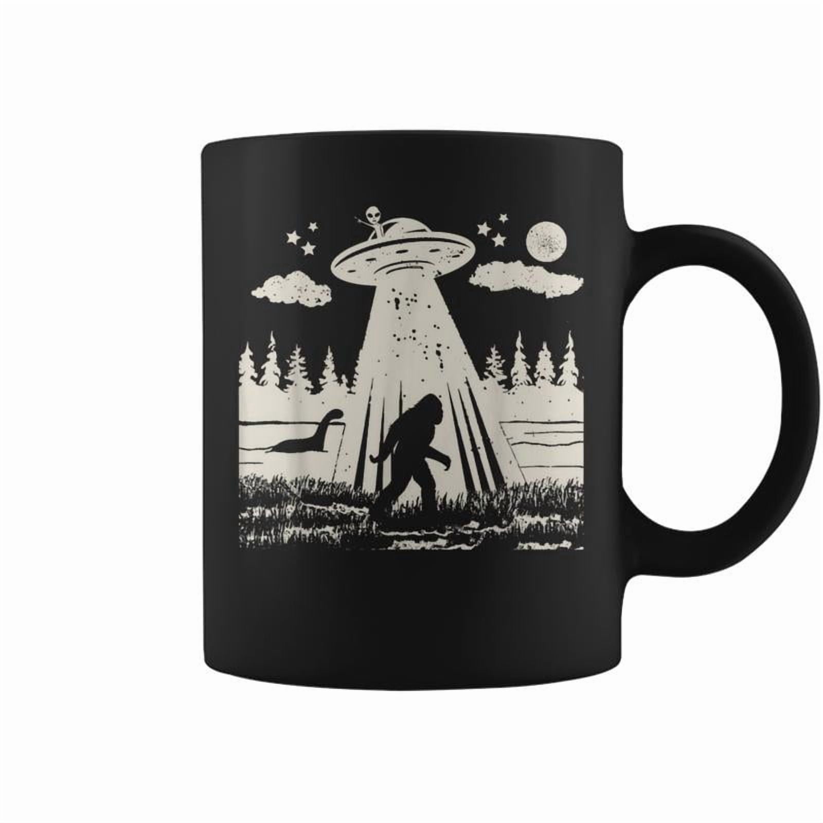Bigfoot Sasquatch Alien Ufo Loch Ness Monster Coffee Mugs - Walmart.com