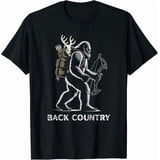 Bigfoot Sasquatch Back Country Bow Hunting Hunter T-Shirt - Walmart.com