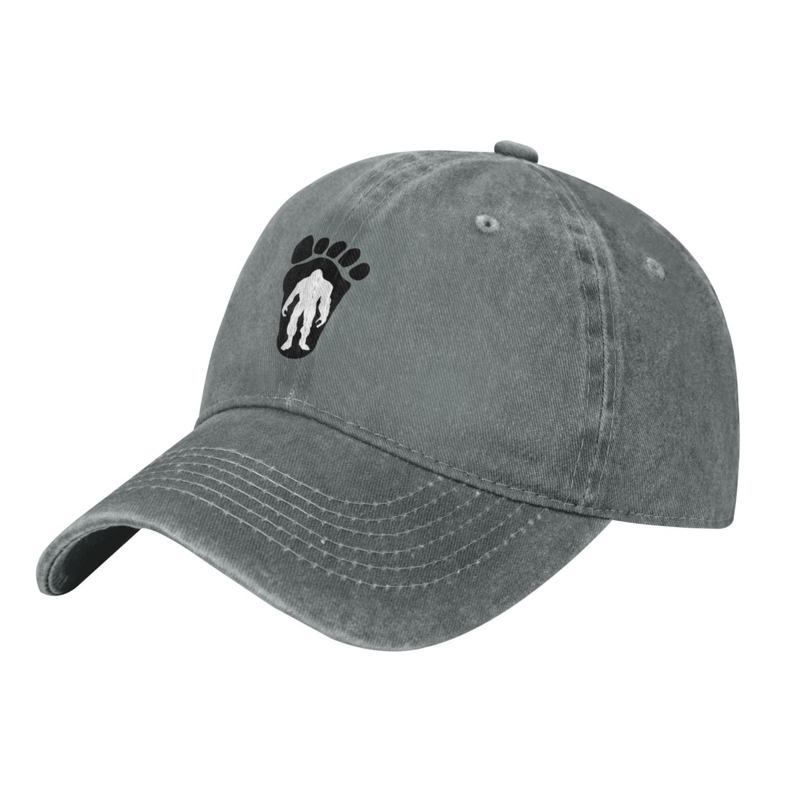 Bigfoot Sasquatch Inside A Bigfoot Cowboy Hat Baseball Hat Trucker Hat ...