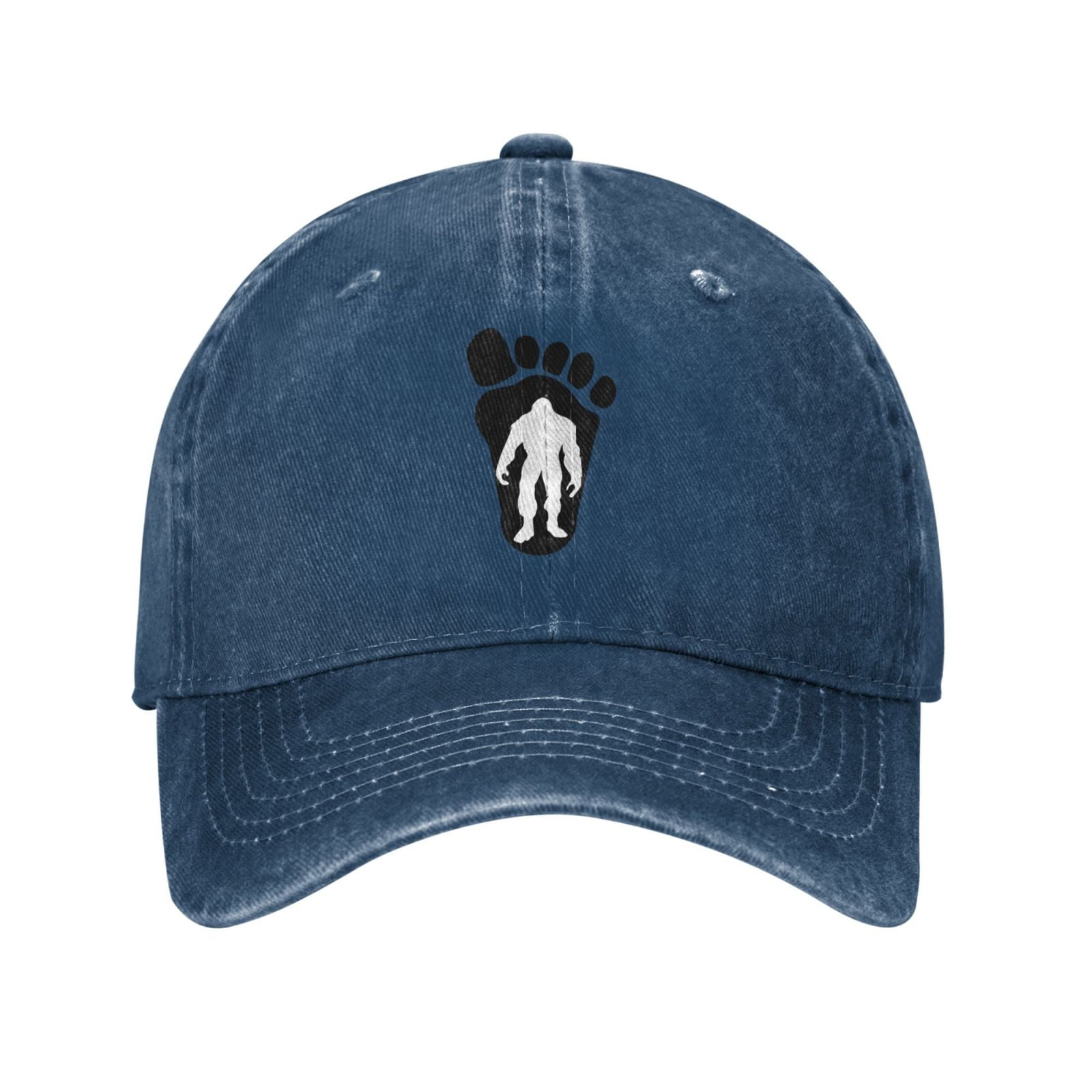 Bigfoot Sasquatch Inside A Bigfoot Cowboy Hat Baseball Hat Trucker Hat ...