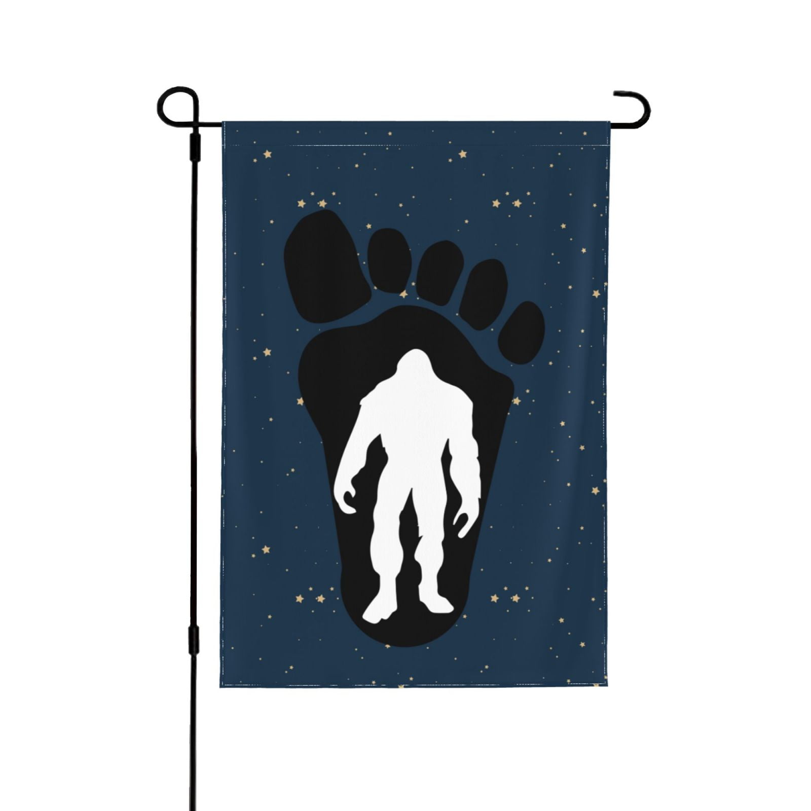 Bigfoot Sasquatch Inside A Bigfoot! Garden Flag 12.5x18 Inch Double ...