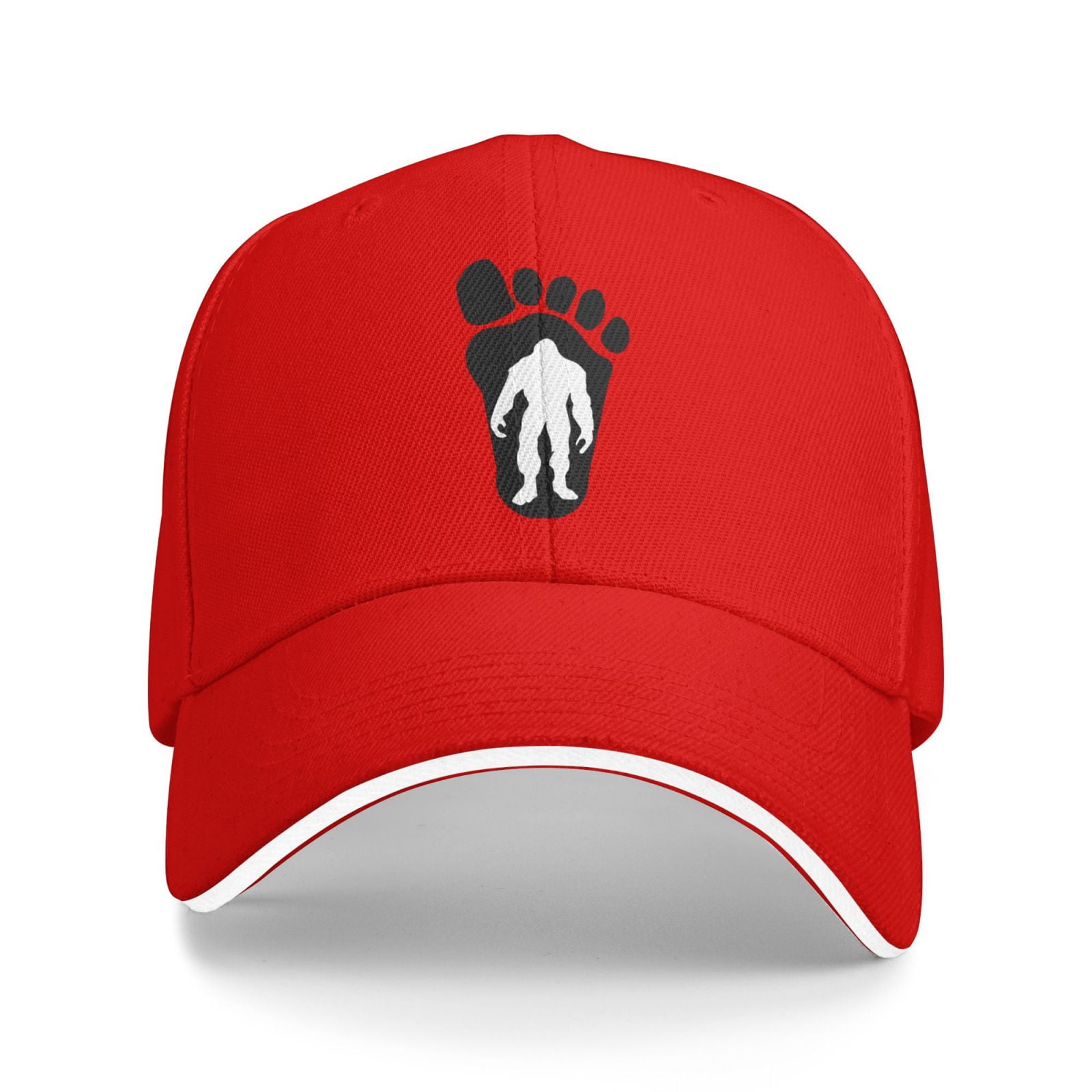 Bigfoot Sasquatch Inside A Bigfoot Men Women Sandwich Cap Classic ...