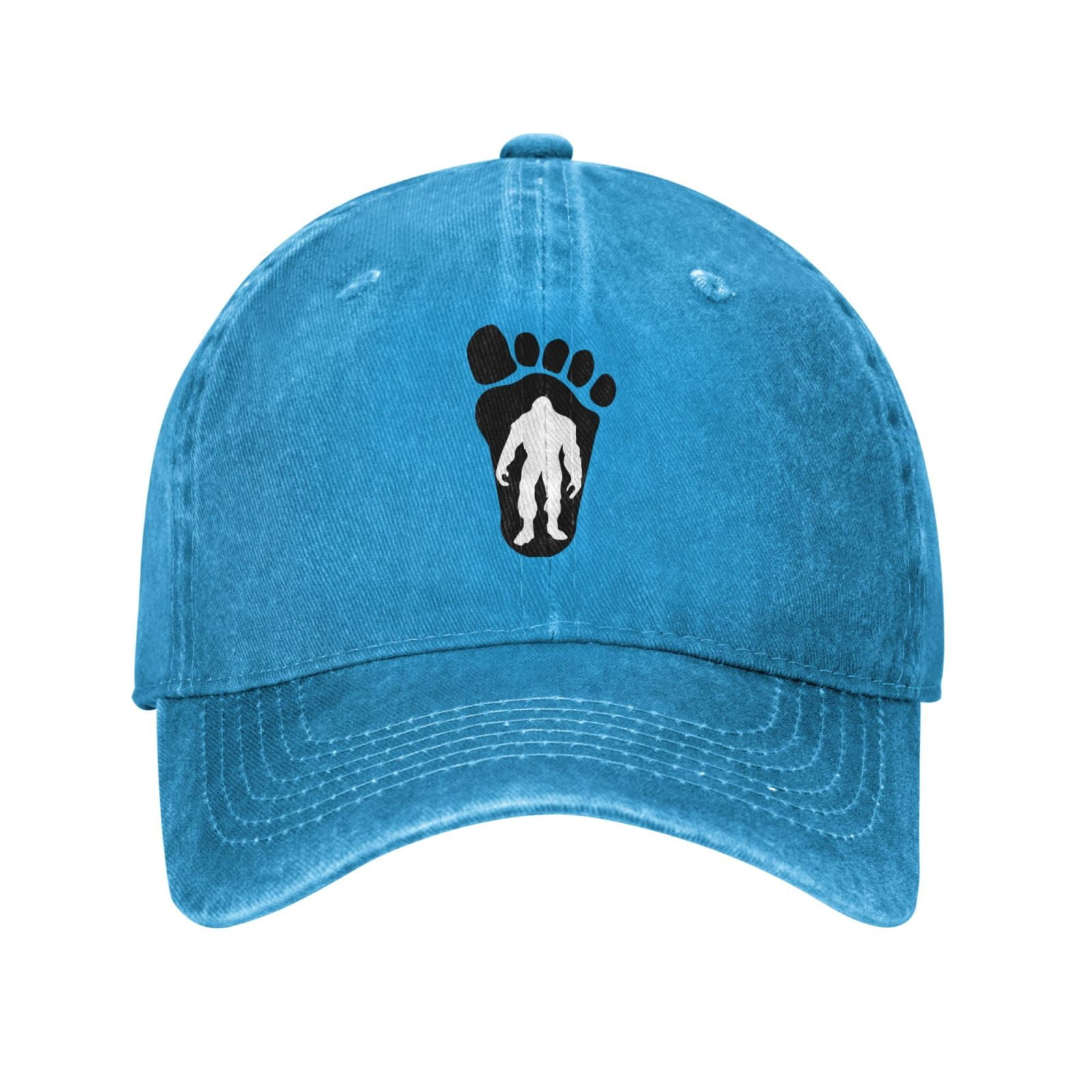 Bigfoot Sasquatch Inside A Bigfoot! Unisex Adjustable Denim Baseball ...