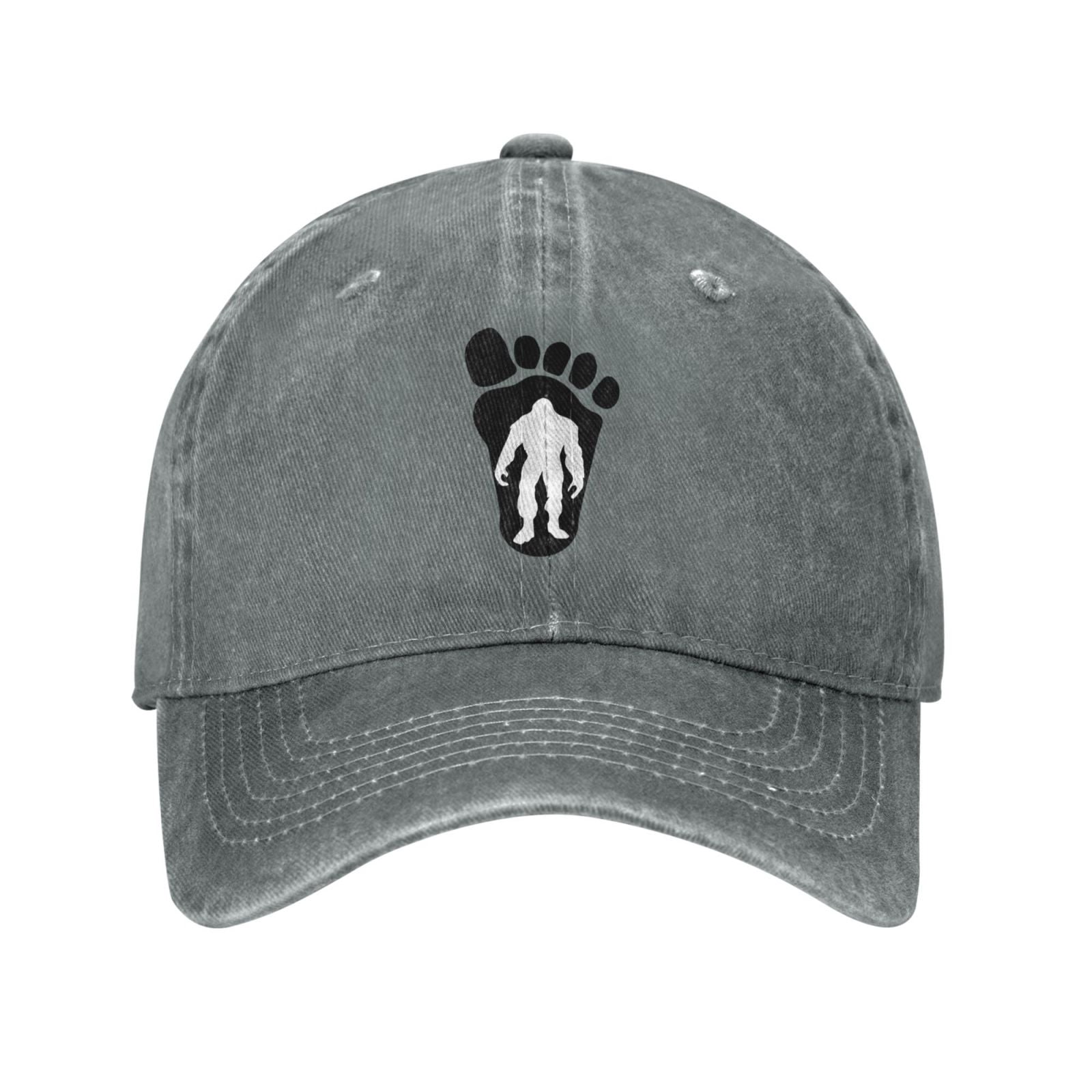 Bigfoot Sasquatch Inside A Bigfoot! Unisex Adult Washed Denim Cotton ...