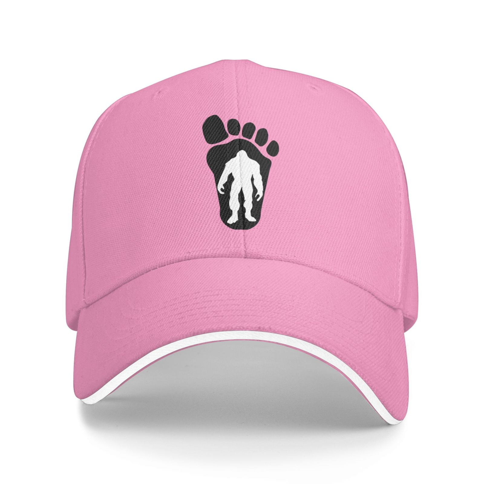 Bigfoot Sasquatch Inside A Bigfoot Unisex Sandwich Cap Classic Baseball ...