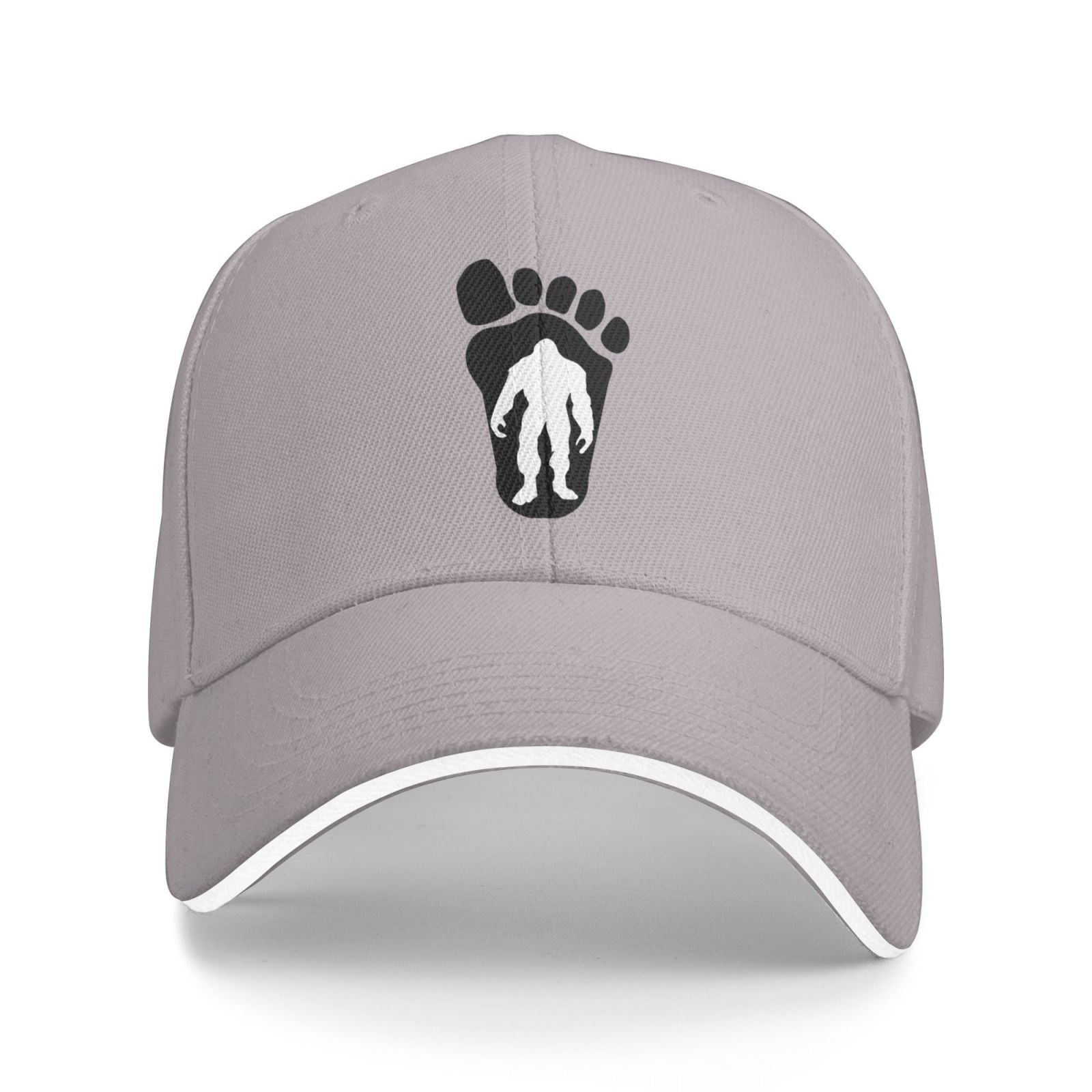 Bigfoot Sasquatch Inside A Bigfoot Unisex Sandwich Cap Classic Baseball ...