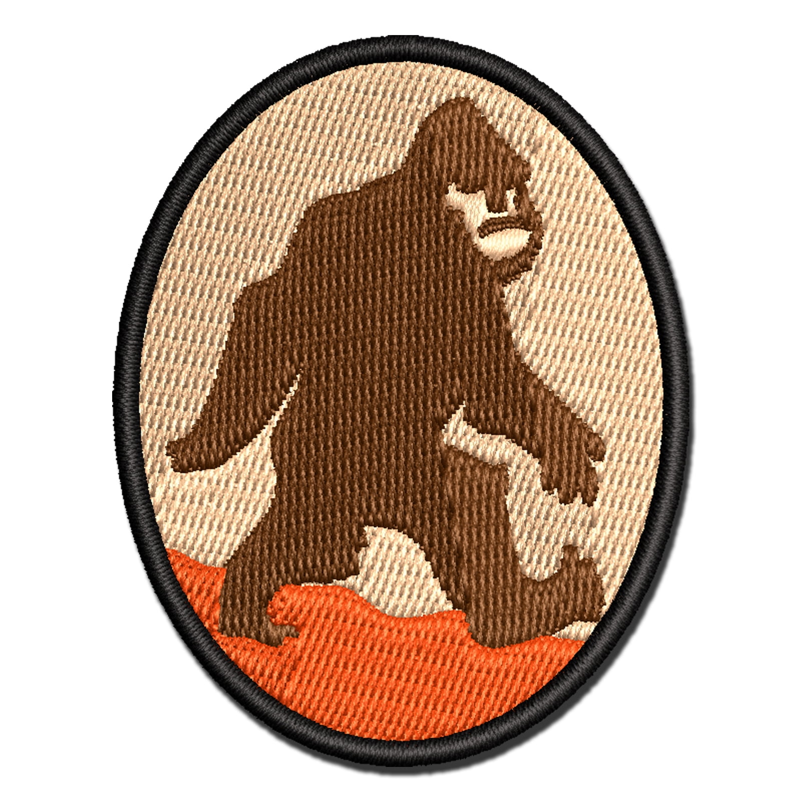 Bigfoot Sasquatch Mythical Creature Cryptid Walking Applique Multi ...