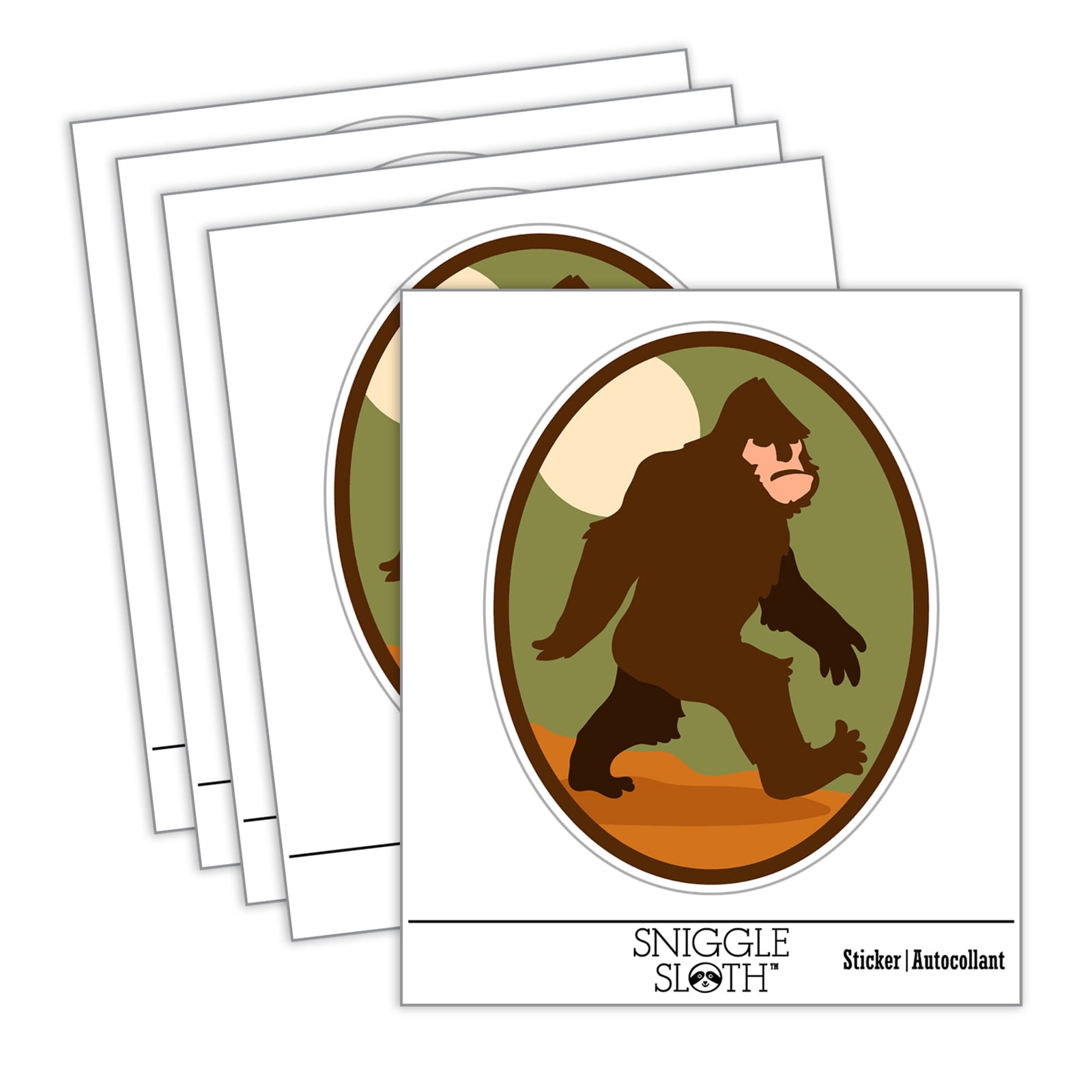 Bigfoot Sasquatch Mythical Creature Cryptid Walking Car Window Bumper ...