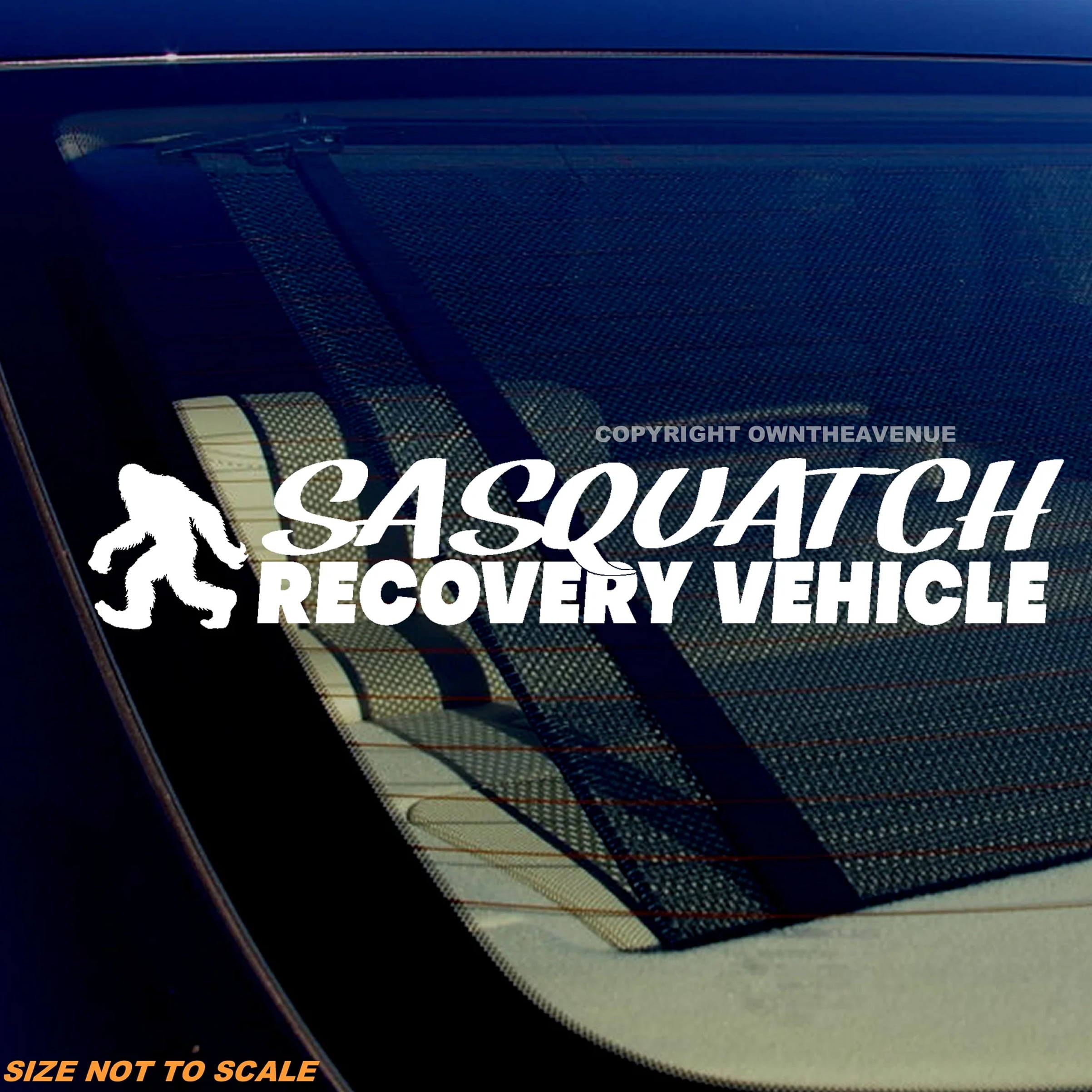 Bigfoot Sasquatch Recovery Vehicle Funny Humor ModelV01 Car Truck ...