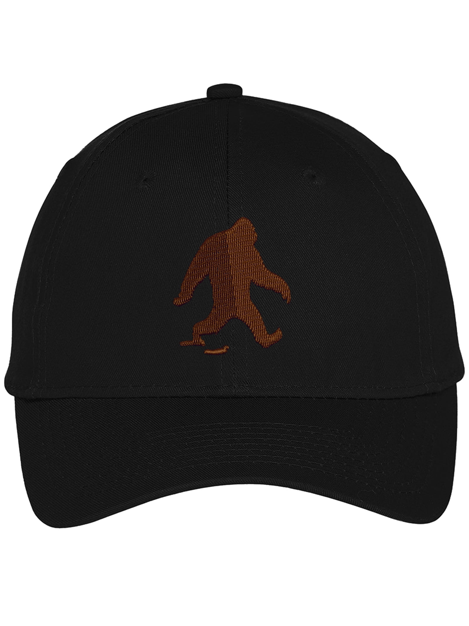 Bigfoot Sasquatch Walking with Footprint Trail Low Profile Cotton ...