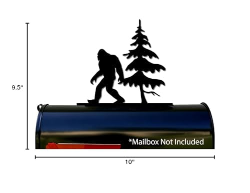 Bigfoot/Sasquatch/Yeti - Metal Mailbox Topper - Sign - Made in USA ...