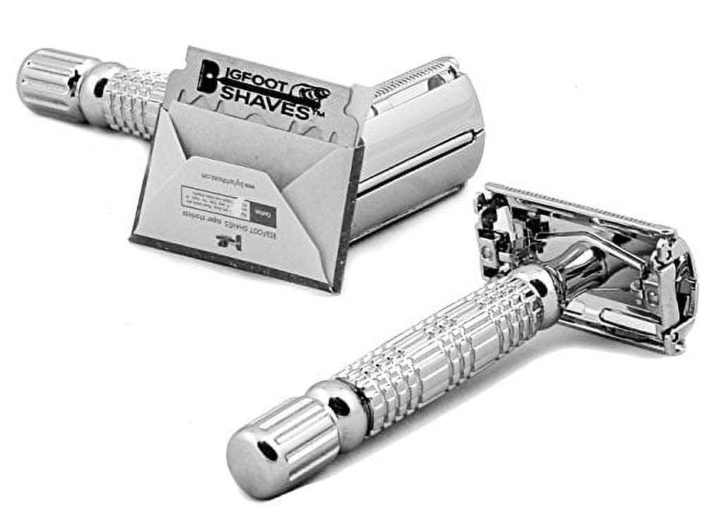 Bigfoot Shaves I Butterfly Open Double Edge Single Blade Safety Razor ...