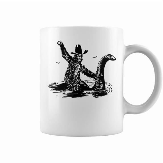 Bigfoot Shirt V2 Coffee Mugs - Walmart.com