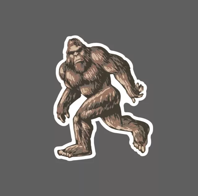 Bigfoot Sticker Walking Forest Waterproof Sticker Phone Decal Water ...