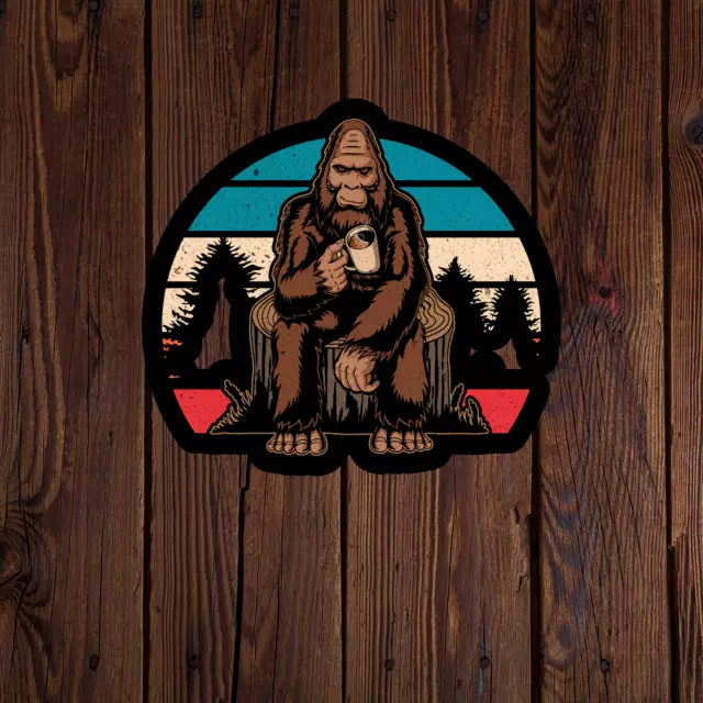 Bigfoot Sticker Yeti Sasquatch Laptop Scrapbook Cryptid Coffee Sticker ...