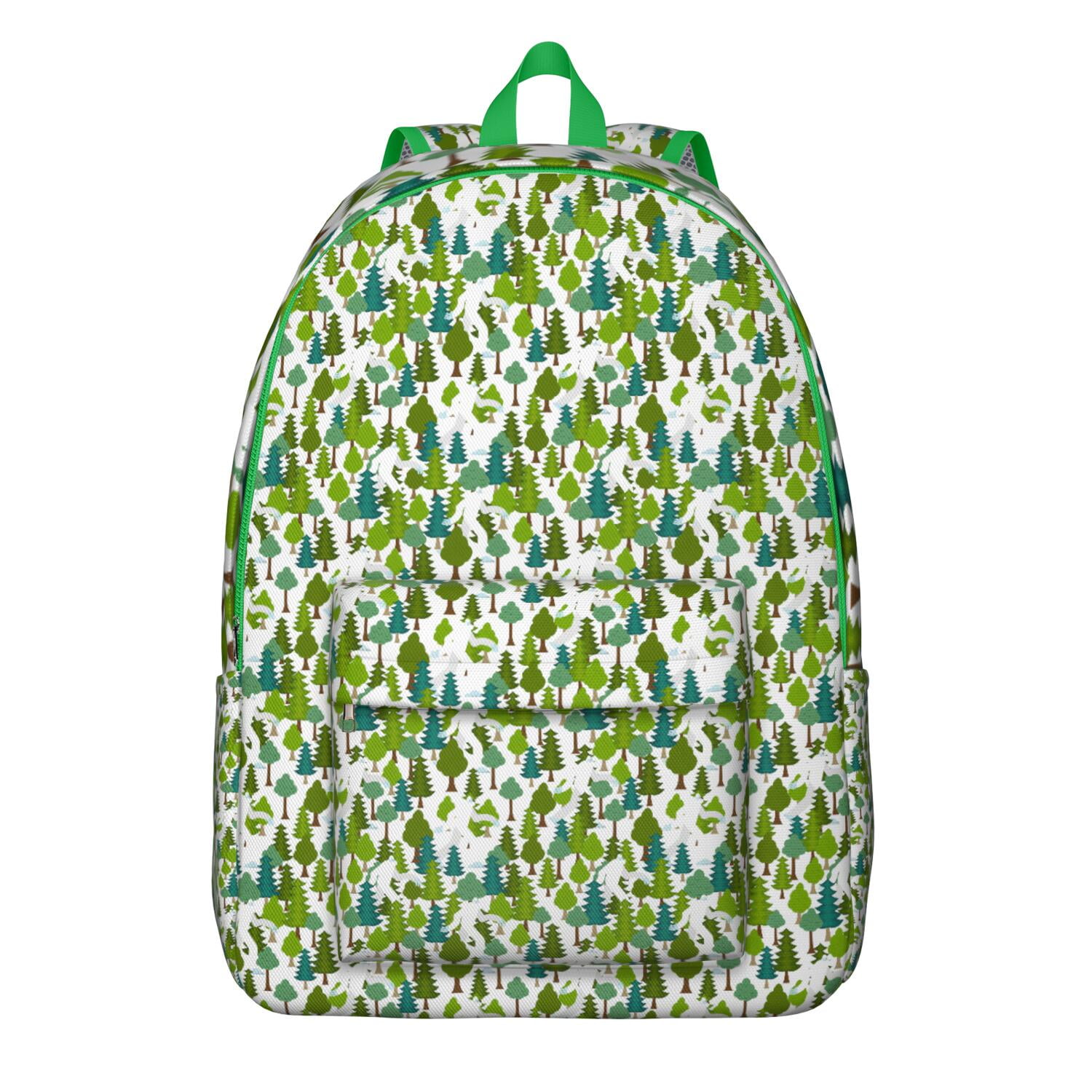Bigfoot Survival Backpack – Funny Sasquatch and Big Foot Print Pattern ...